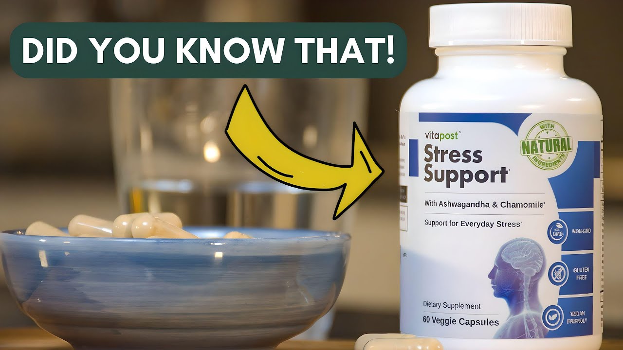 Stress Support (Natural and High Quality Ingredients) - YouTube