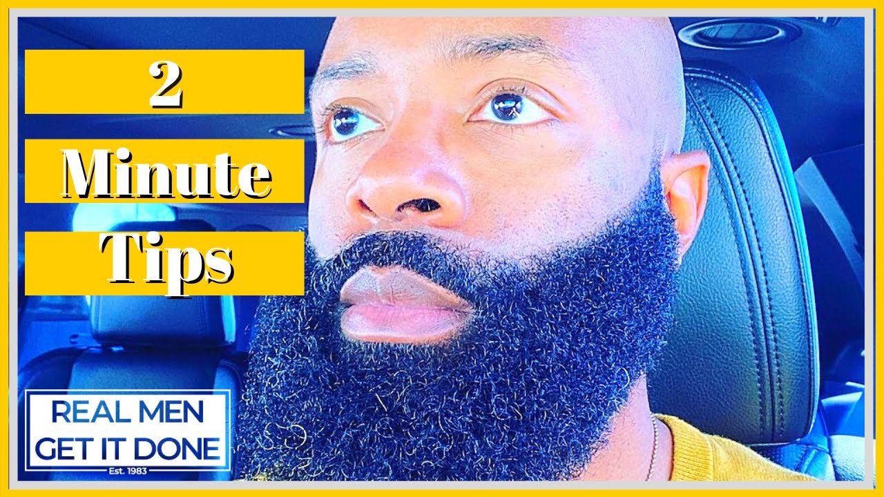 Beard Care For Black Men | 2 Minute Routine | Tips for Beginners - YouTube