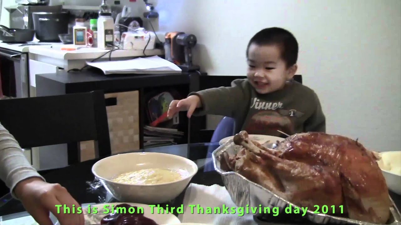 My grandson Simon Thanksgiving day 2011 - YouTube