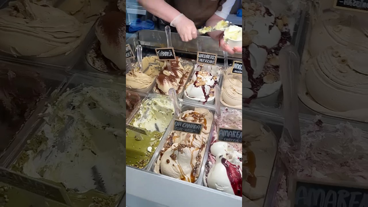 Trying The Best Gelato Place In Toronto😋 - YouTube