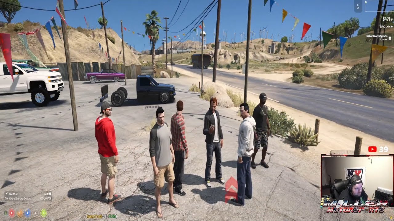Dealership Exploring & Cruising The City | Fivem RP Live - YouTube