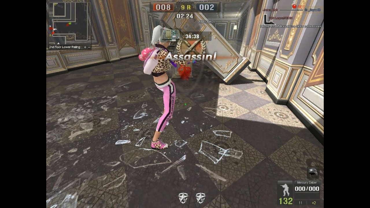 POINT BLANK [PB] FC BM - GAME 45 SABET MUSUH PAKE SABER SAMBIL TERBANG ...