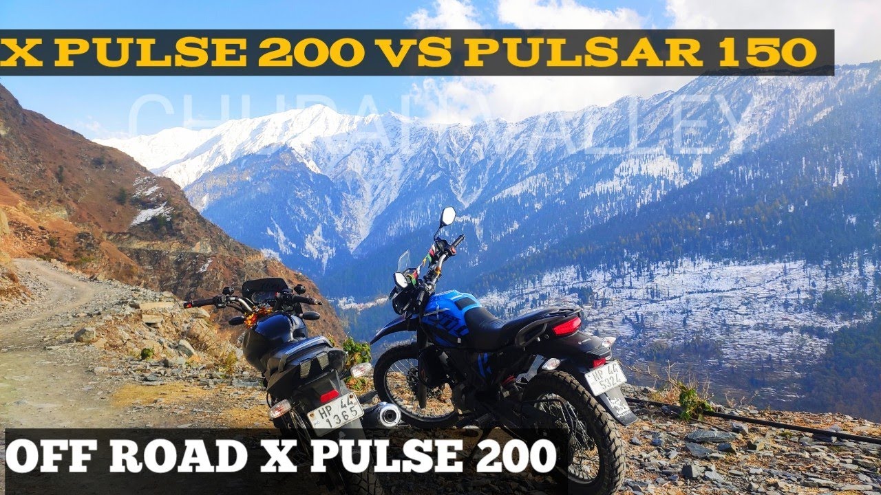 X Pulse 200 vs Pulsar 150 || off road x Pulse 200 || Himachal Pradesh ...