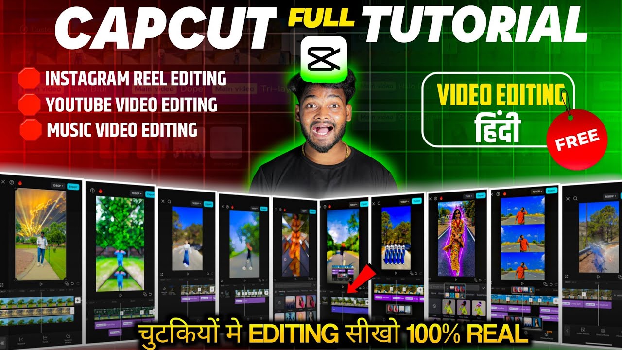Capcut Full Course in Hindi | Capcut Video Editing Full Tutorial ...