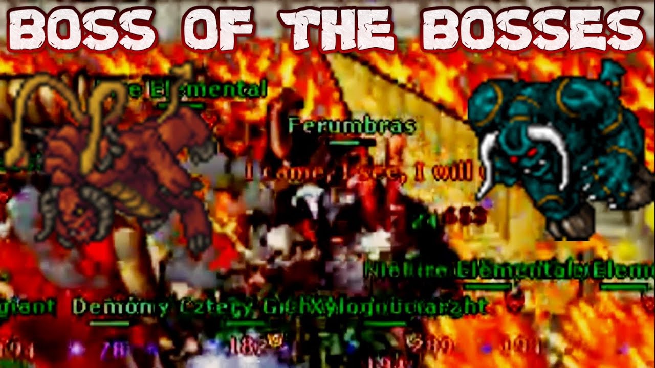 O BOSS MAIS VALIOSO DO TIBIA, DROPANDO FABULOUS LEGS, RED SKULL DEAD ...