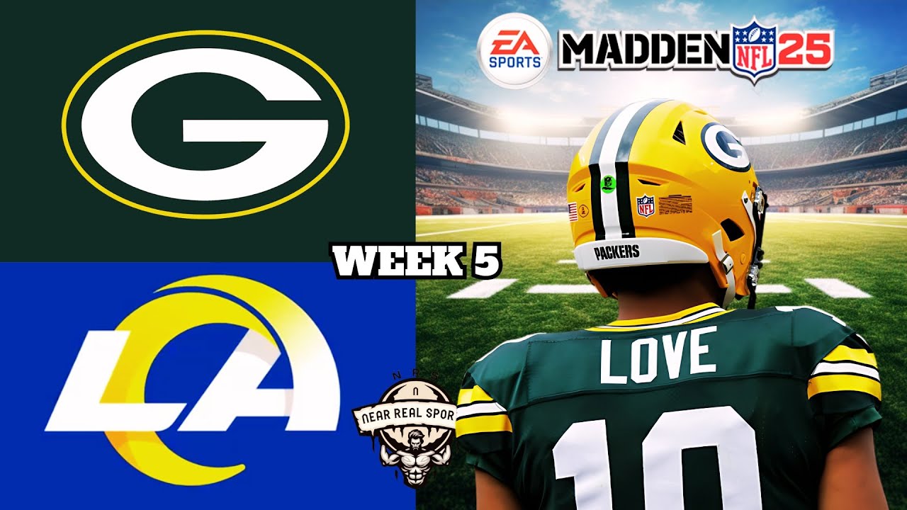 PACKERS vs. RAMS | NFL Week 5 | MADDEN 25 Predictions - YouTube