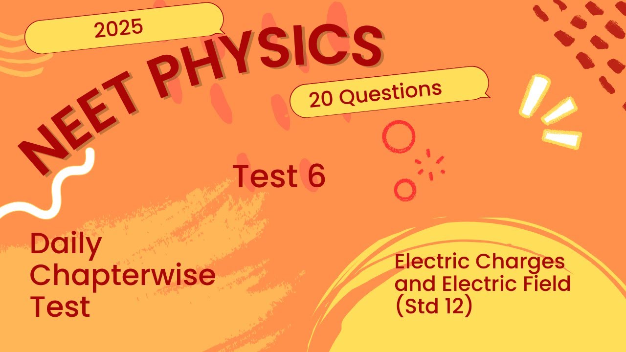 Physics Questions For Neet 20 MCQ Test6 Chapter Wise ClassXII Electric physics-questions-for-neet-20-mcq-test6-chapter-wise-classxii-electric