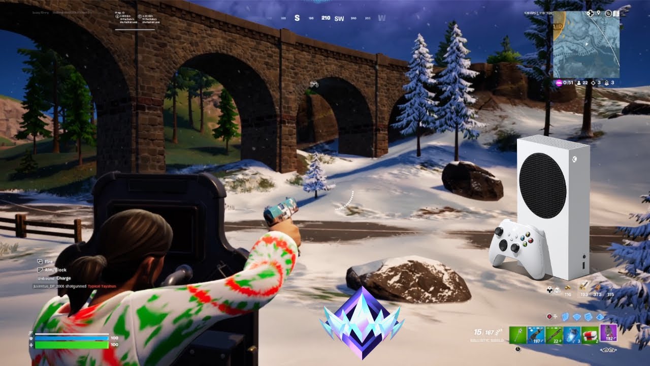 Xbox Series S Fortnite Chapter 5 RANKED Gameplay (4K 120FPS) - YouTube
