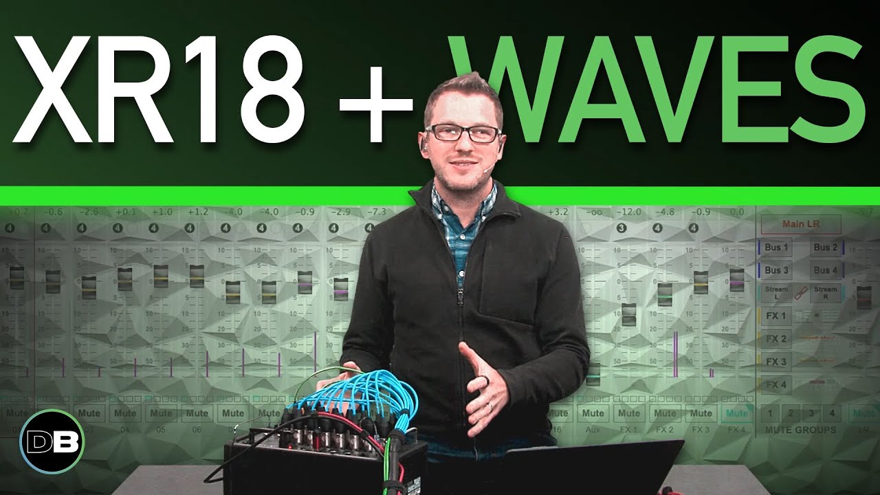 Using Waves SuperRack Performer with the Midas MR18 and Behringer XR18 - YouTube