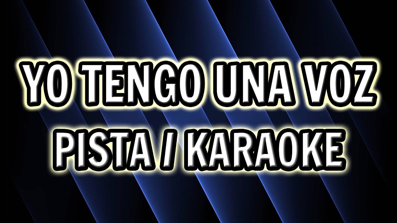 Christian Ponce El Sica, Almighty - Yo Tengo Una Voz (Karaoke) - YouTube