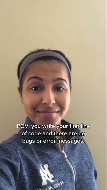 when you write your first line of code #shorts #coding - YouTube
