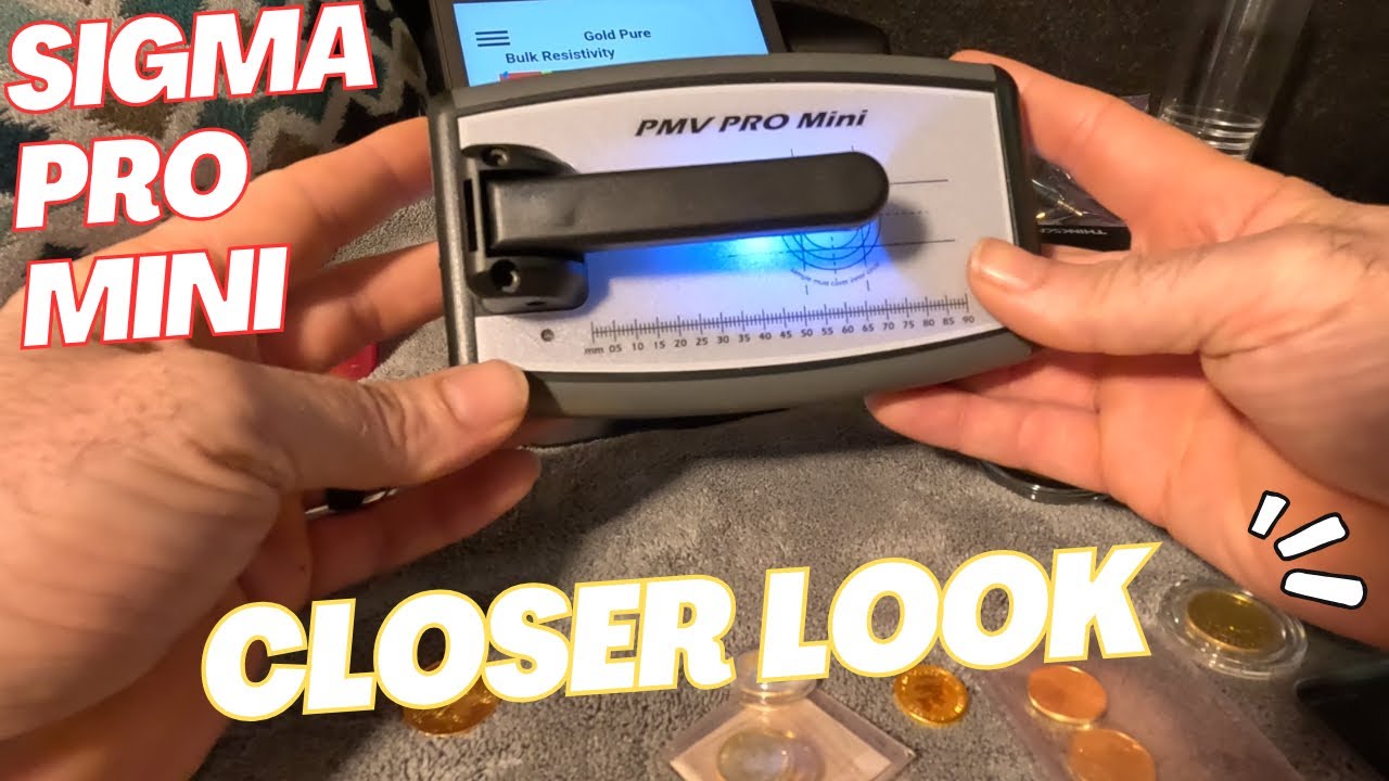 Precious metals verifier “Sigma pro mini” (answering viewers questions ...