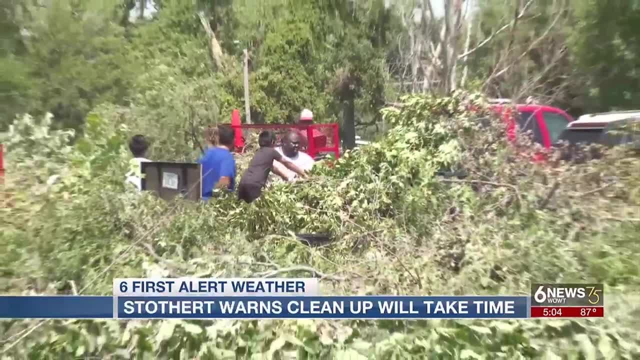 City officials address Omaha as storm cleanup efforts begin - YouTube