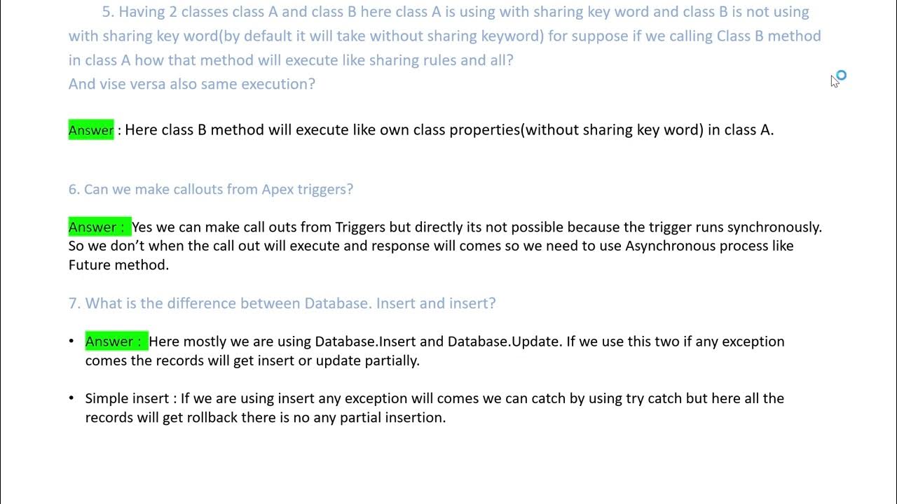 Salesforce Scenario based Interview Questions Part1 - YouTube