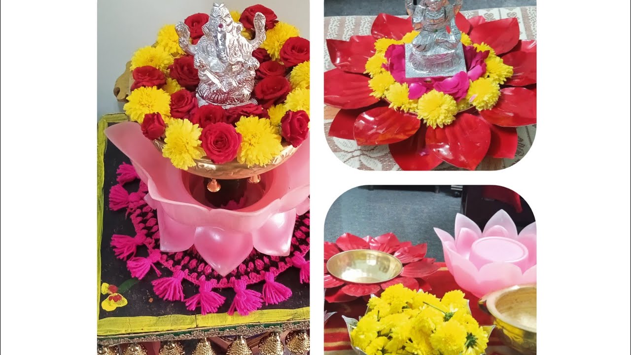 | எங்கள் வீட்டு உருளி பூ அலங்காரம் | | uruli flower decoration ideae ...