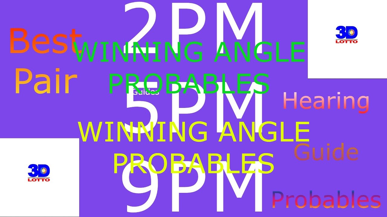 May 27, 2022 - Winning swertres angle probables lotto # ...