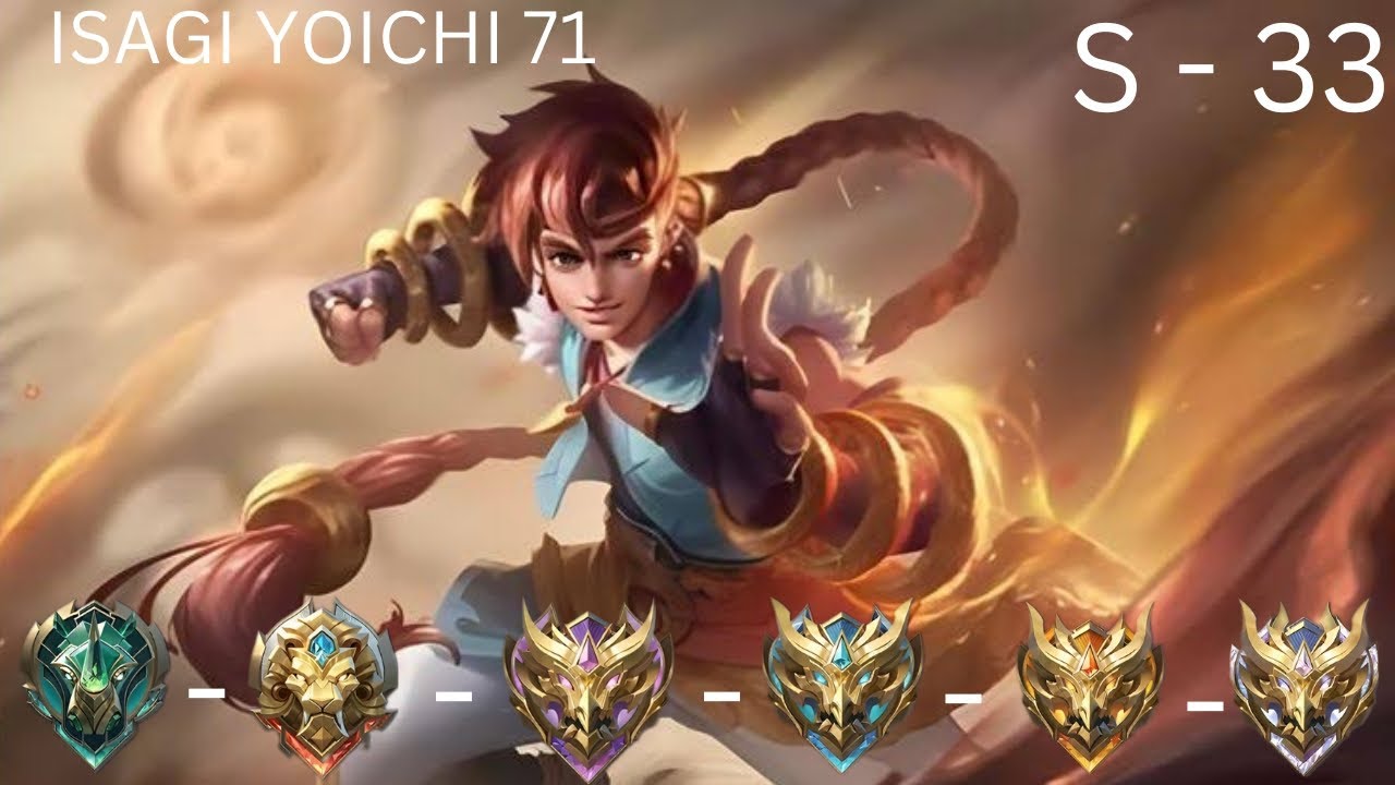 ISAGI SOLO RANK EPIC TO MYTHIC IMMORTAL RECOMMENDED JUNGLER FAST FARM ...