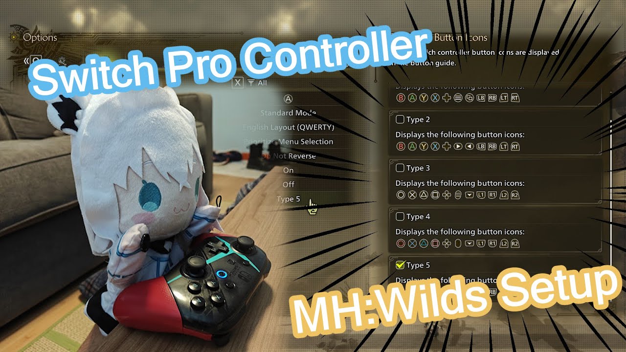 Setting up Nintendo Switch Pro Controllers for MH:Wilds PC/Steam - YouTube