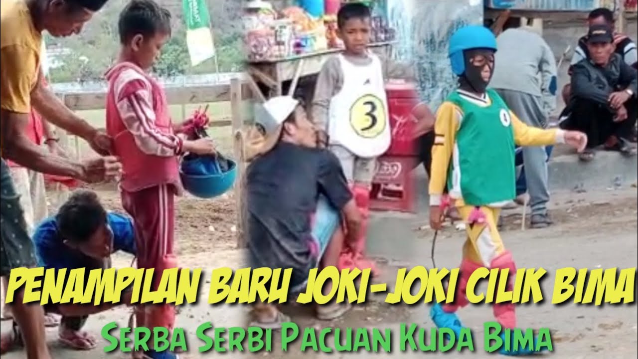 Penampilan Baru Joki-joki Cilik Pacuan Kuda Bima, Serba Serbi Pacuan ...