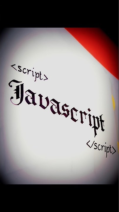 Javascript | js Calligraphy #shorts - YouTube