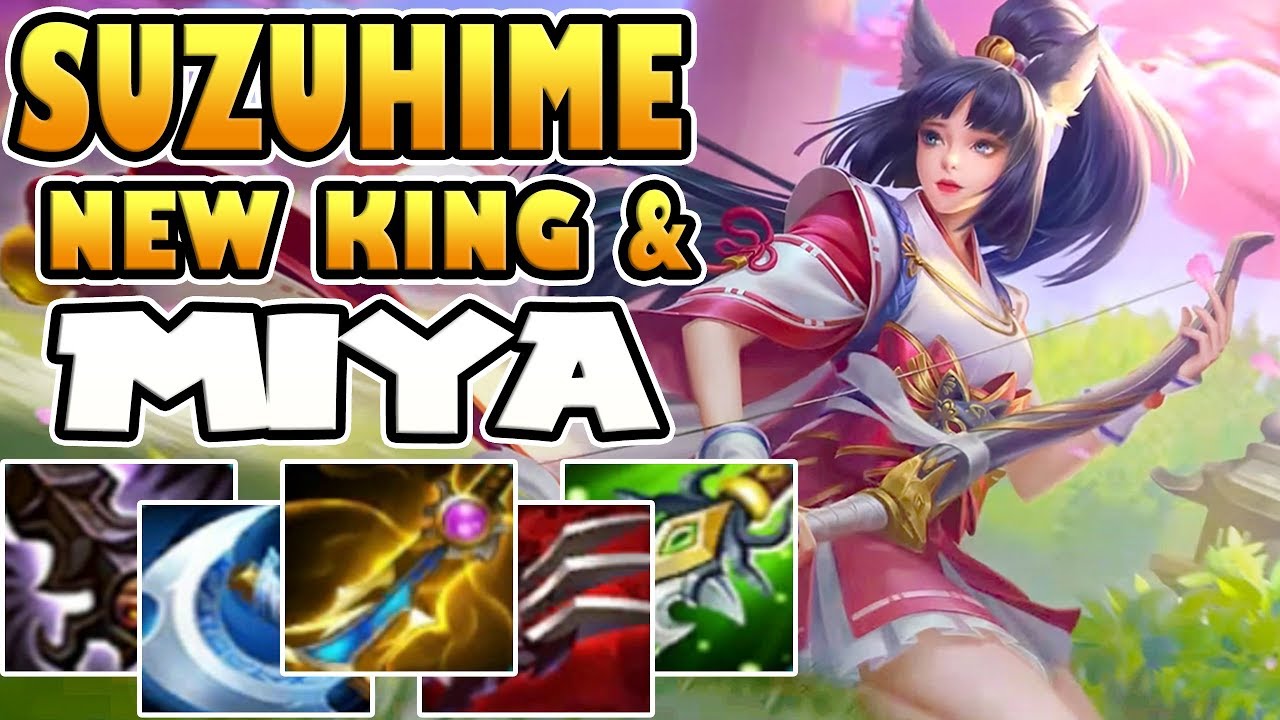 SUZUHIME / NEW KING [by Zheng] MIYA BUILD & GAMEPLAY MOBILE LEGENDS ...