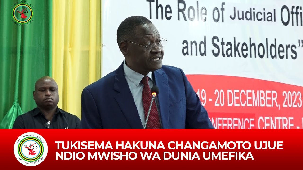 Jaji Mkuu wa Tanzania, Mhe. Prof. Ibrahim Hamis Juma - YouTube