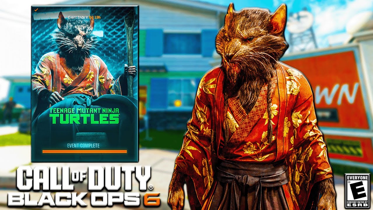 *NEW* MASTER SPLINTER is IN BLACK OPS 6! 🐀 (TMNT x COD) - BO6 - YouTube