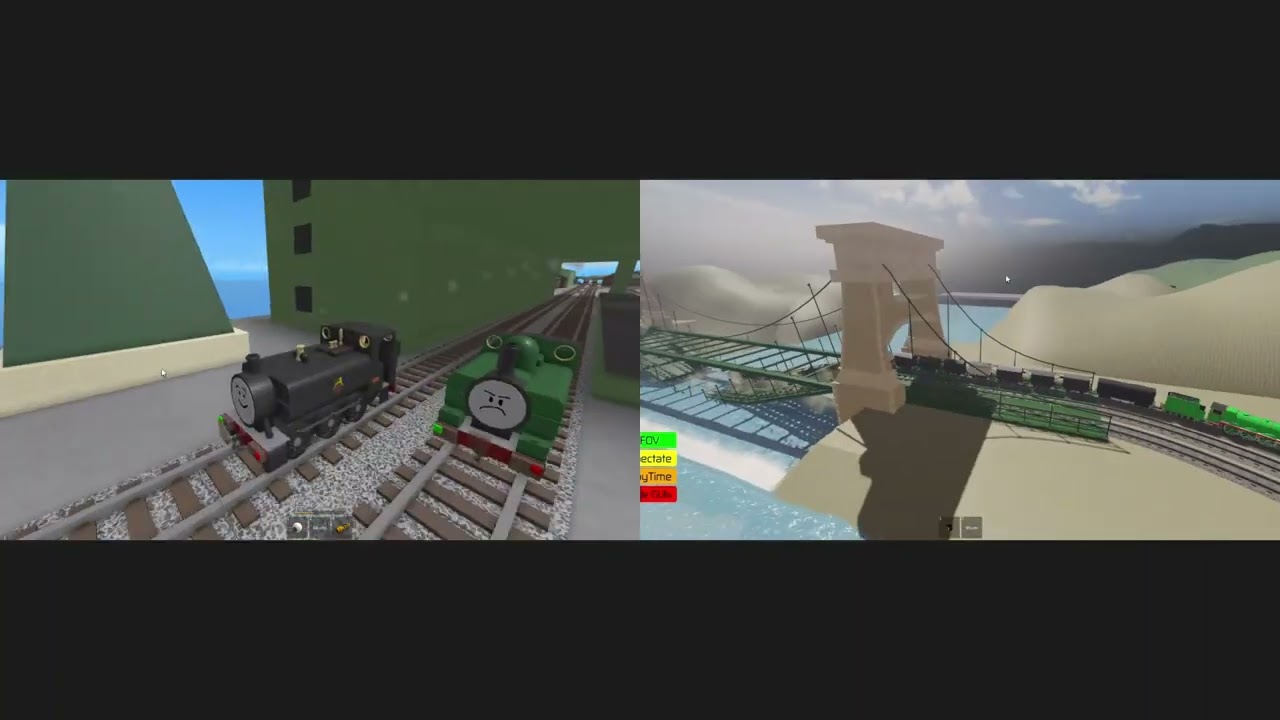 ROBLOX - VIDEO CRASHED SCENE MERGE - VIDEO MERGE - THE TRAINZ! - YouTube