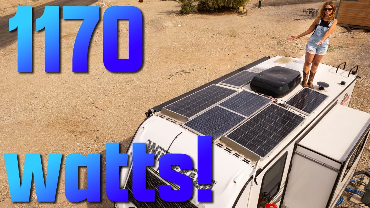 Maxing out the Solar on the Winnebago Micro Minnie FLX Model camper ...