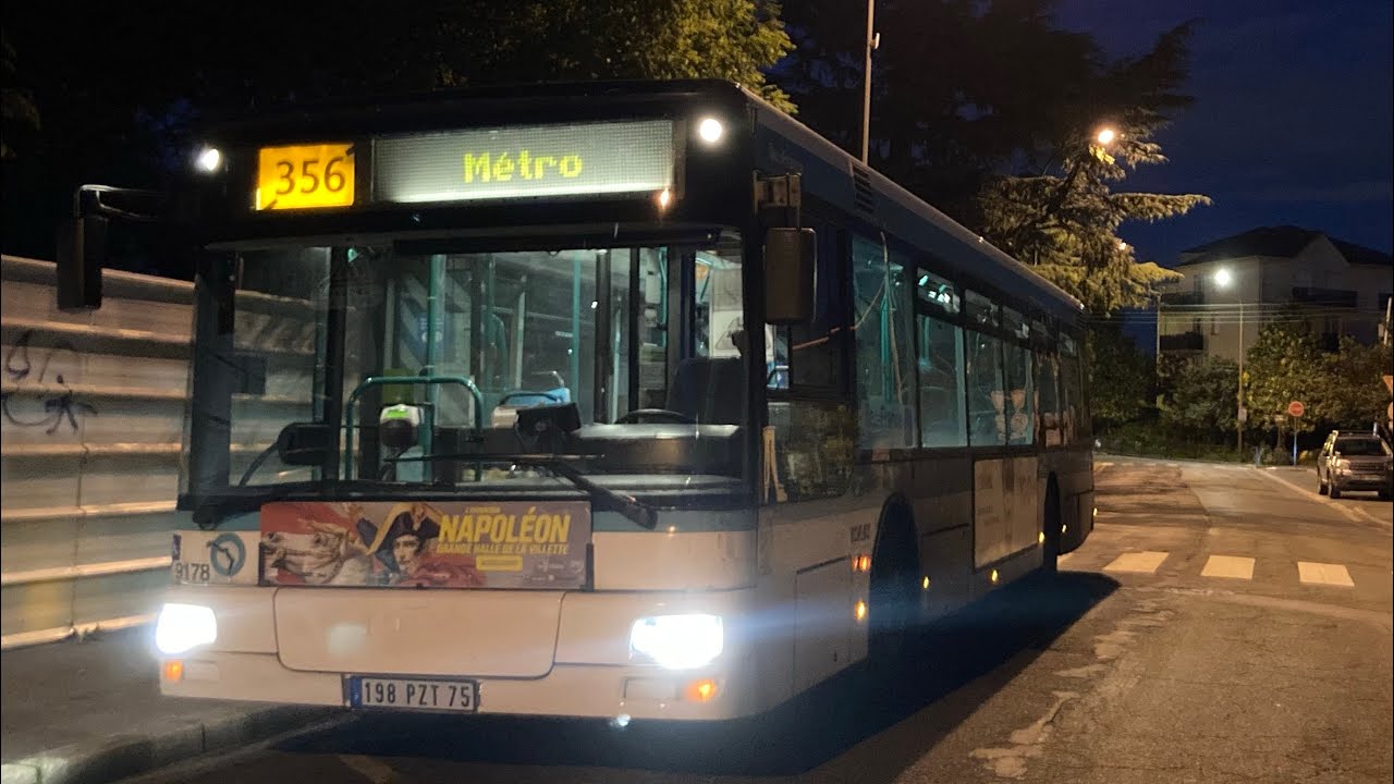 Ligne 356 — MAN NL 223 RATP BUS | 9178 KICKDOWN !!! - YouTube