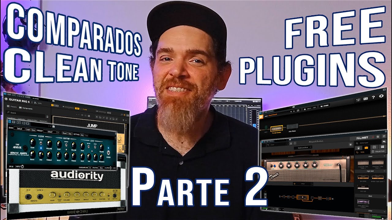Plugins Gratuitos de Guitarra Comparados (Parte 2). Timbre Clean. Free ...
