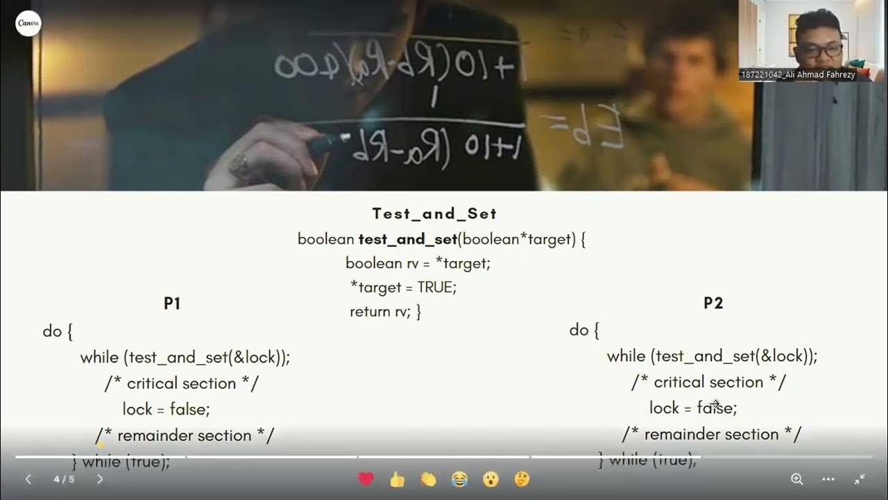 Test and Set Lock Solution - Operating System - Kel 1 - 2023 - YouTube