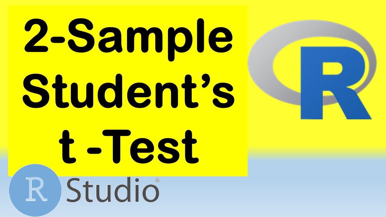 How to do a Student's t-test for two unpaired or independent samples in ...