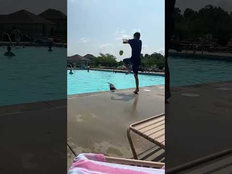 Epic pool jump 2 - YouTube