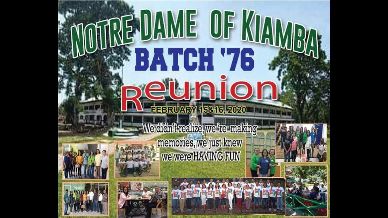 "BATCH ' 76 REUNITED " vlog #5 - YouTube