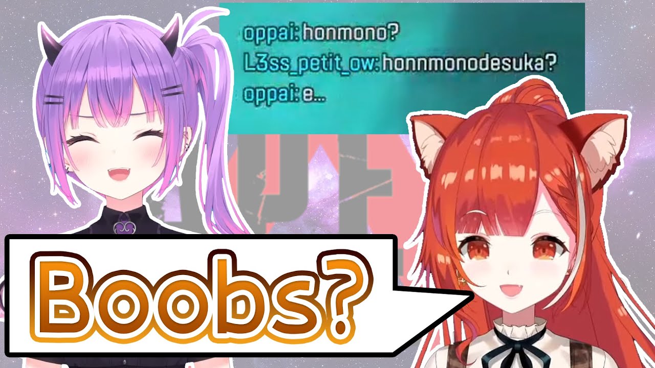 Towa and Petit got excited when teamed with someone named "oppai"【hololive JP/Nijisanji JP】【Eng ...