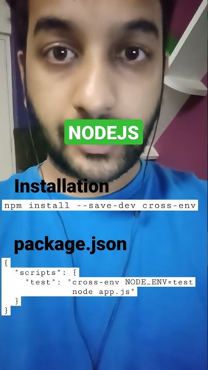 Cross Env Package In Nodejs Youtube 