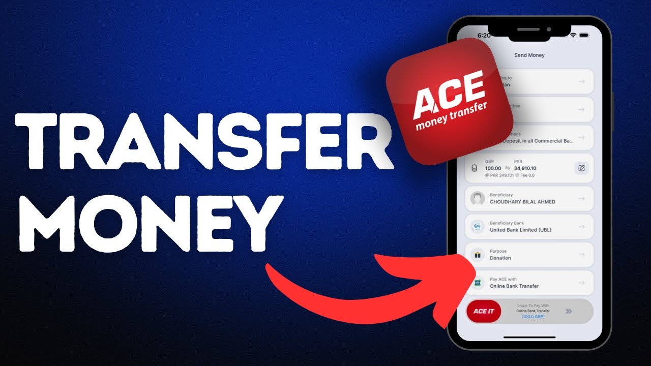 How to transfer money in ACE Money Transfer? - YouTube
