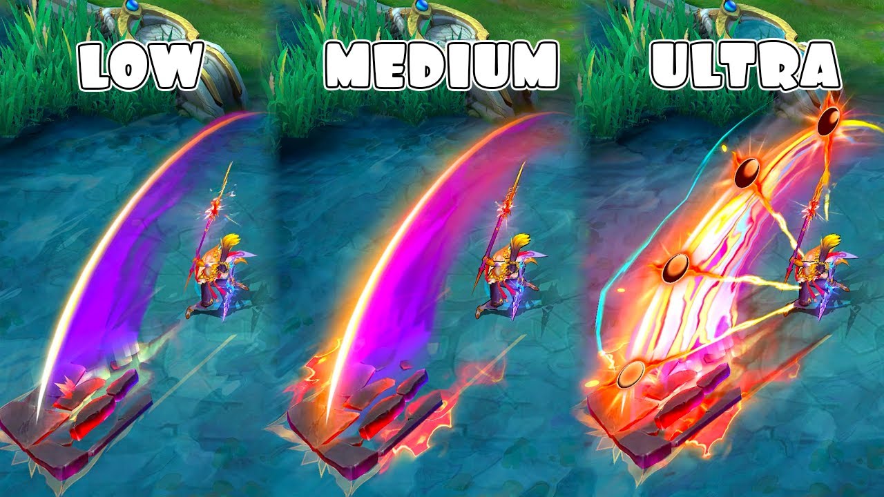 Arlott Aeon of Twilight Collector Skin in Different Graphics Settings ...