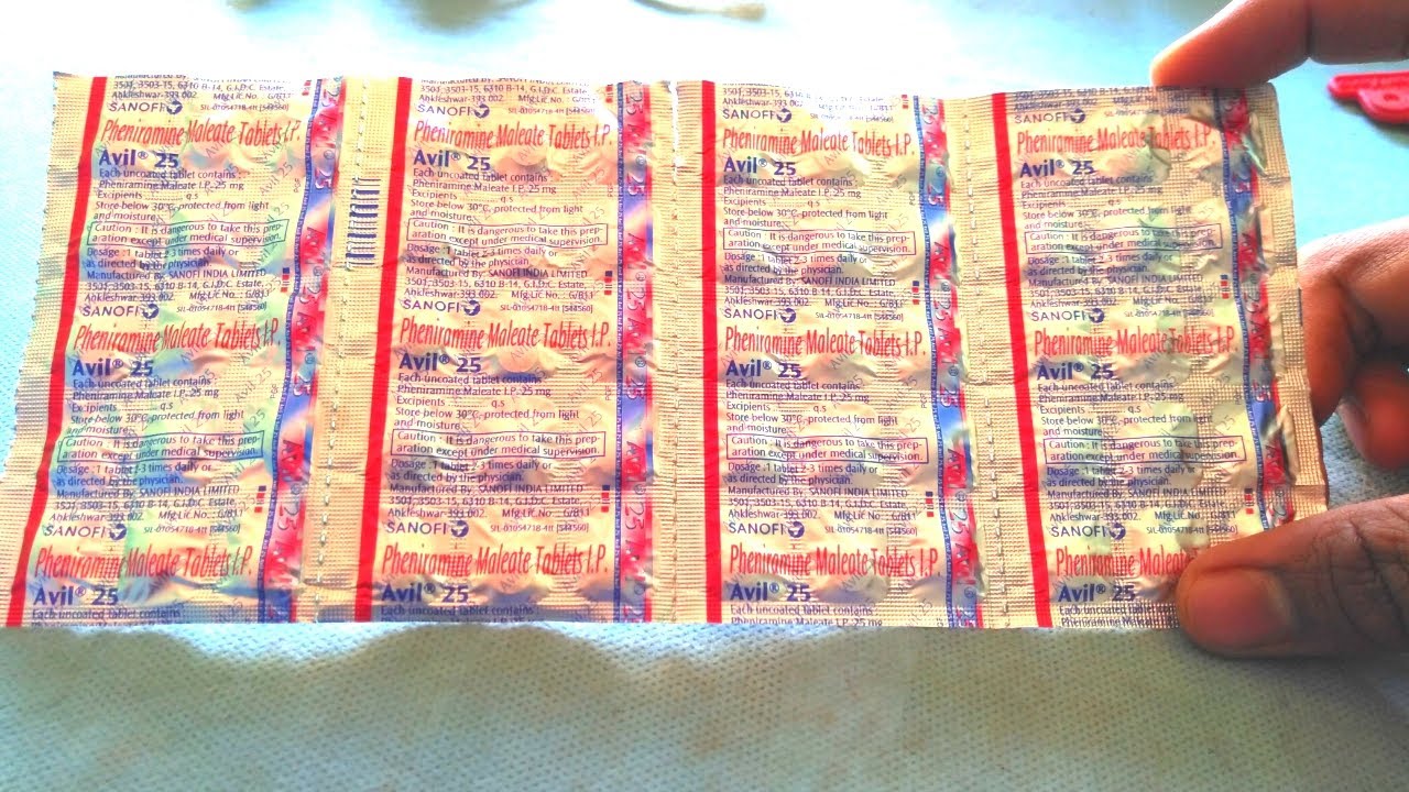 Tablet 💊 Avil 25 Review. - YouTube