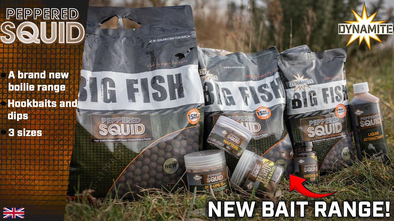 Dynamite Baits NEW Peppered Squid Range - YouTube
