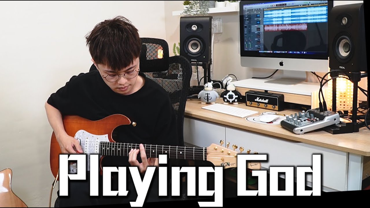 Playing God 【Full Cover】＠Polyphia｜ Wanna be a God？do it！｜想成為神？就彈這首歌！｜신이 ...