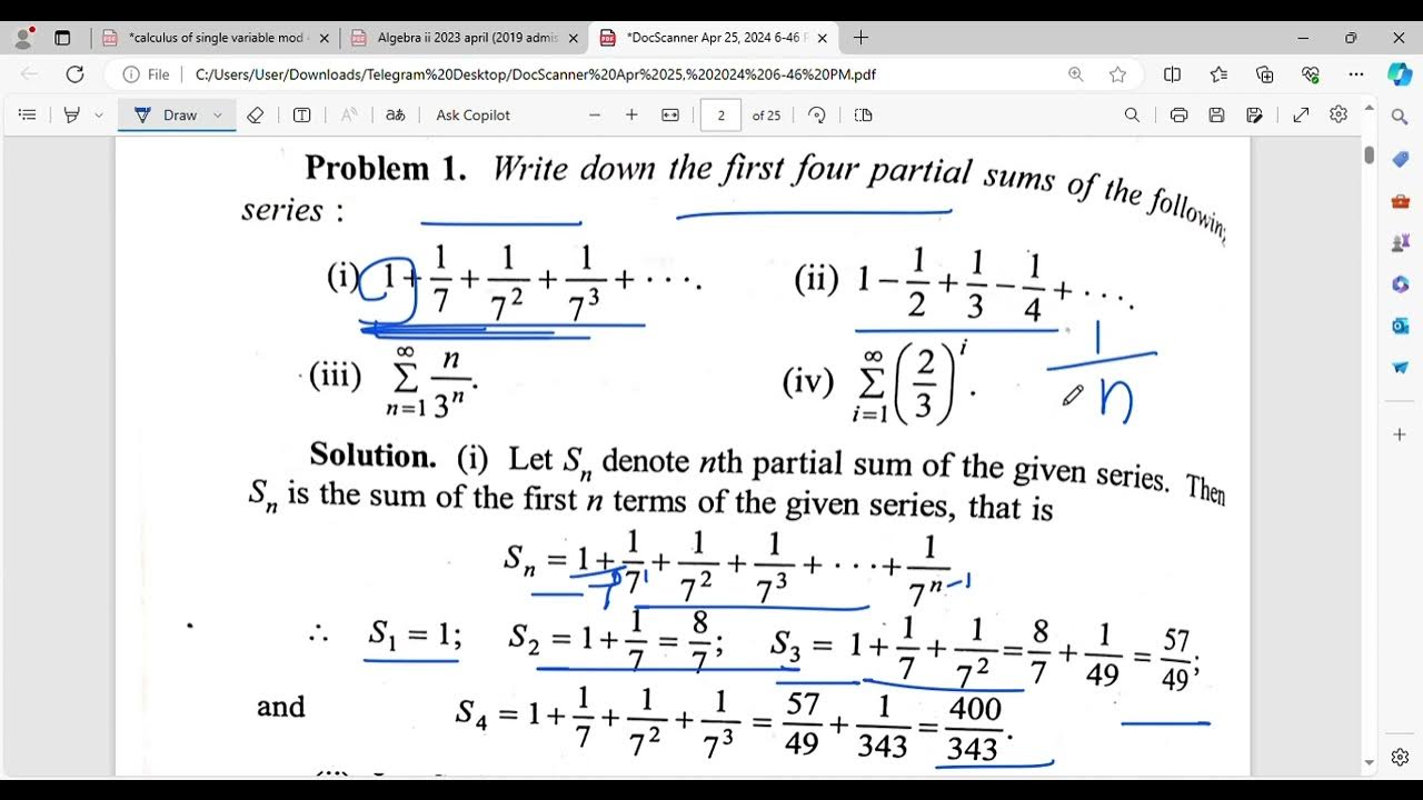 Calicut University Second Sem Bsc Complementary Mathematicsmodule 2 Part 1 Youtube