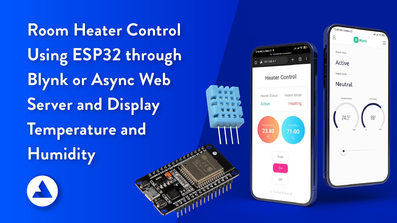 Room Heater Control Using Esp32 And Display Temperature And Humidity Youtube 6313