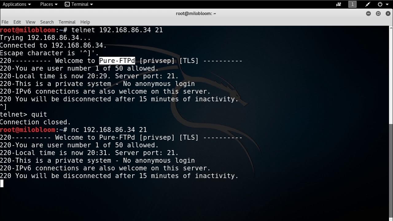 How to use Banner Grabbing - YouTube