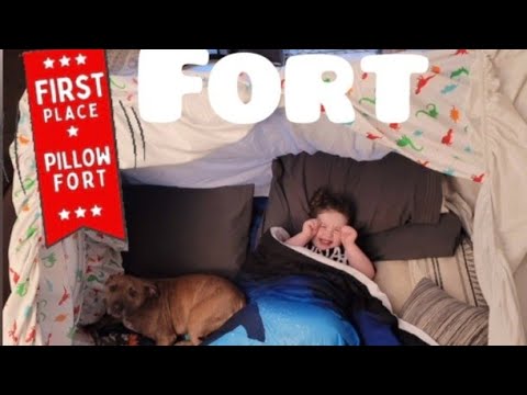 Building the Ultimate Fort! Fort Challenge! - YouTube