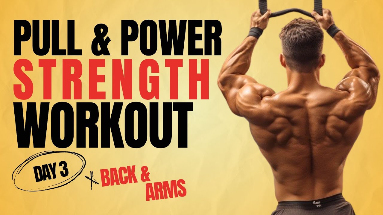 Pull & Functional Strength Workout for Back & Arms (3-Day Dumbbell ...