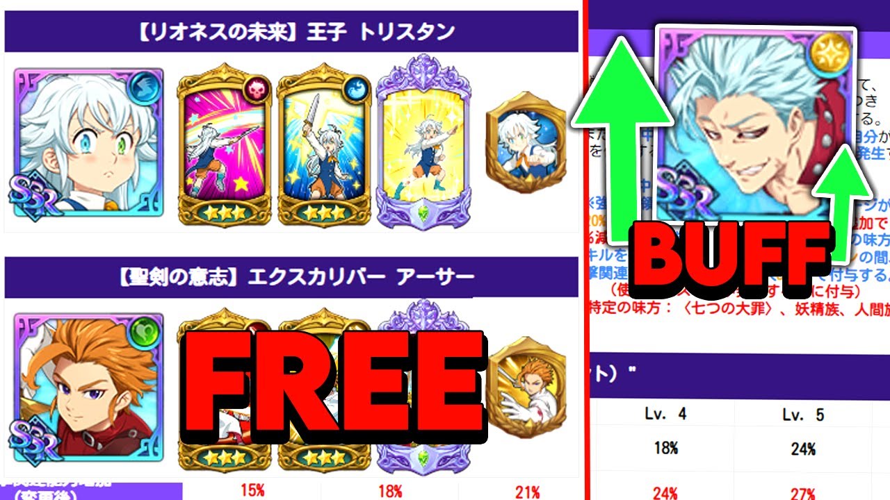 NEW TRISTAN (WOAH), FREE ARTHUR & BAN BUFFS!!!!! NEW JP PATCHNOTES ...