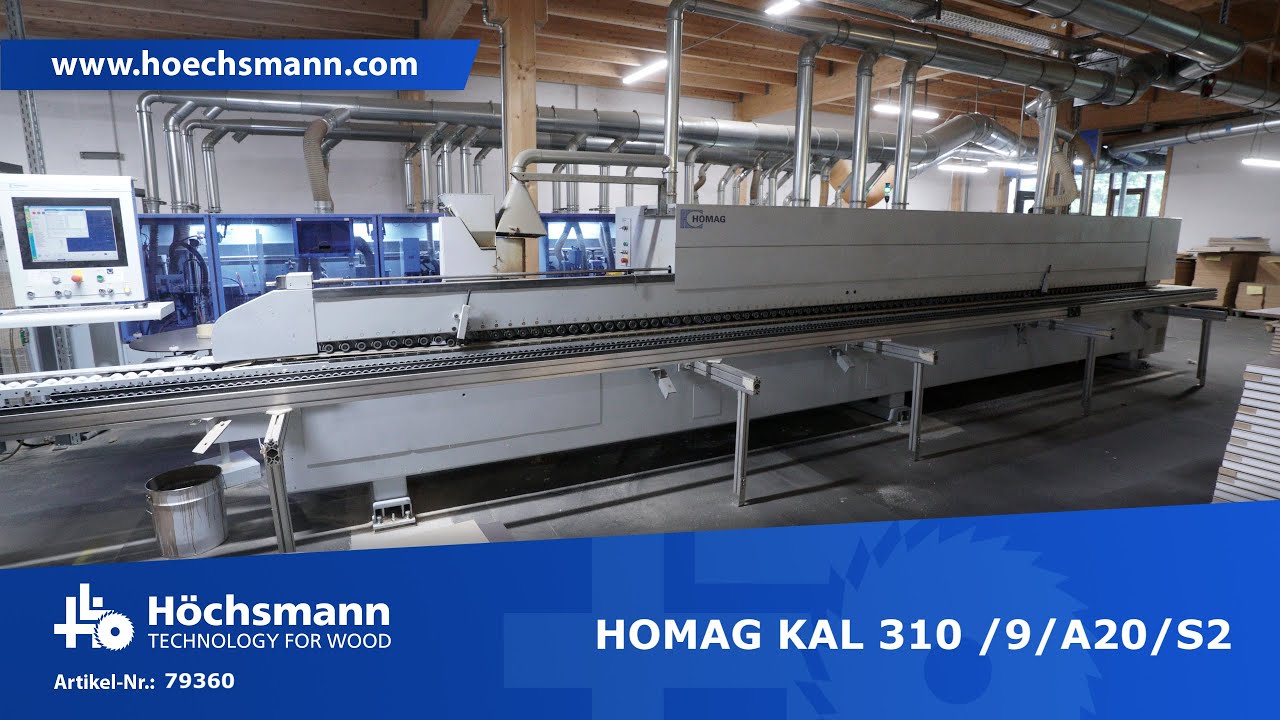 HOMAG KAL 310 /9/A20/S2 (Höchsmann Klipphausen) - YouTube