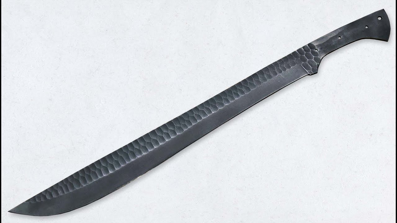 Machete Knife Sword Blank Blade Spring Steel 5160 Collector Machete ...